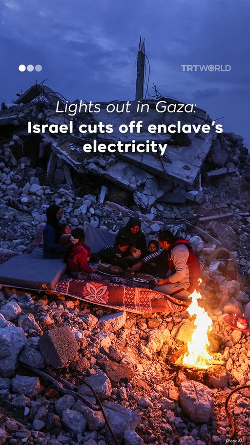 Israel cuts off Gaza's electricity - TRT World
