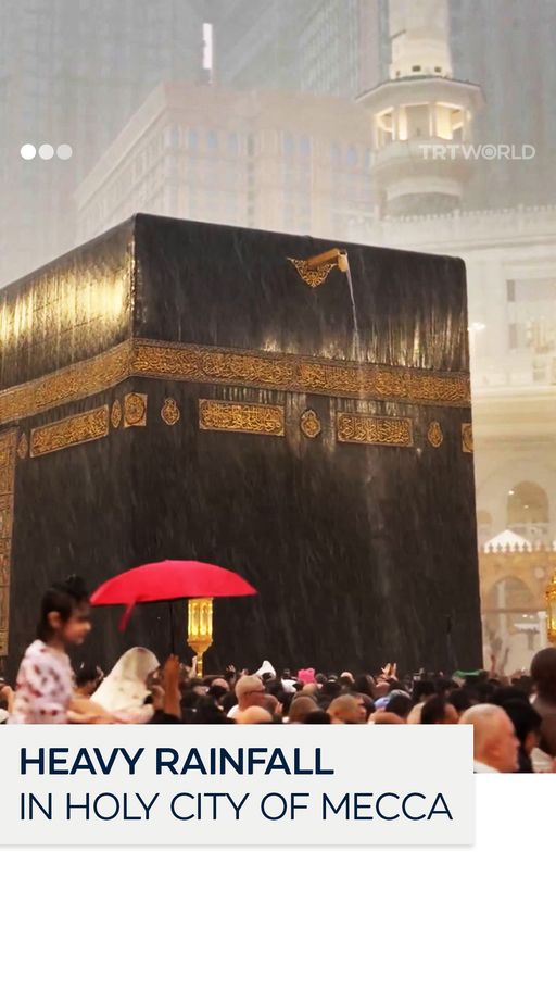 Heavy rainfall in holy city of Mecca - TRT Global