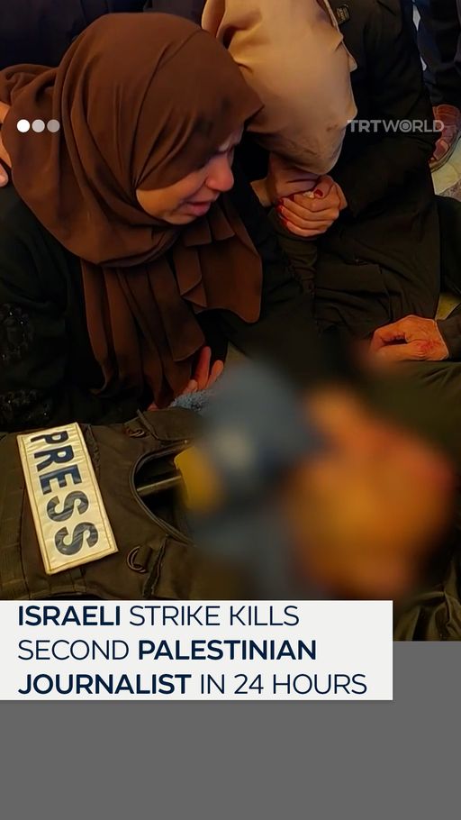Israeli strike kills second Palestinian journalist in 24 hours - TRT Global