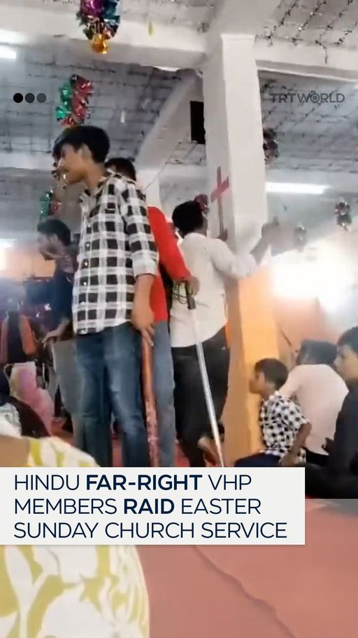 Hindu far-right VHP-Bajrang Dal members raid Easter Sunday church ...