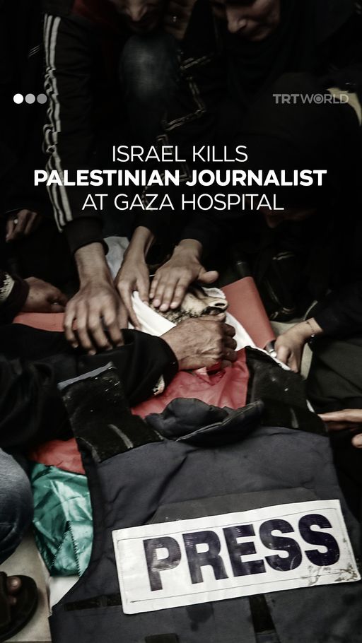 Israel kills Palestinian journalist at Gaza hospital - TRT Global