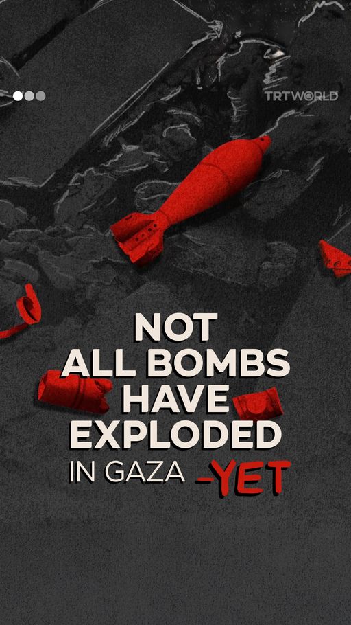 Some Israeli bombs didn’t explode in Gaza. They still might. - TRT World