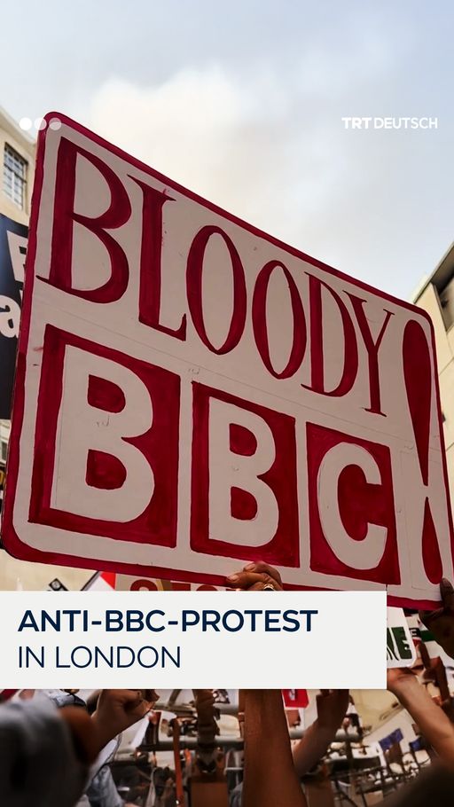 Anti-BBC-Protest in London - TRT Global
