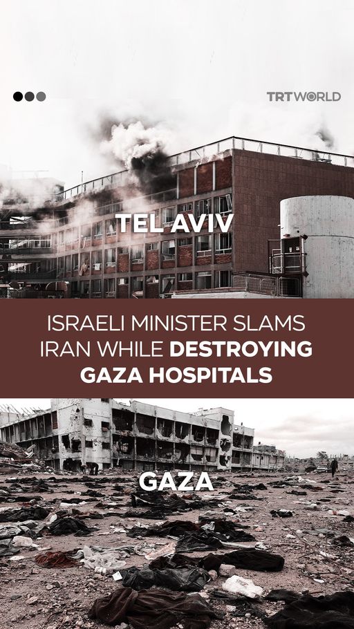 Israel slams Iran while flattening Gaza hospitals - TRT World