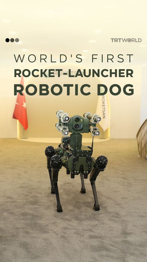 Türkiye unveils Koz, world's first rocket-launcher robotic dog - TRT Global
