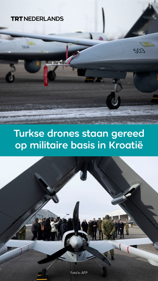 Turkse drones staan gereed op militaire basis in Kroatië - TRT Nederlands