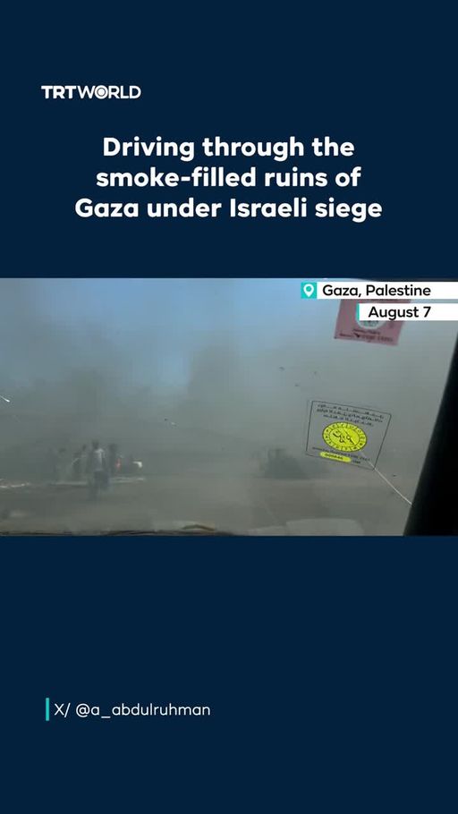 Driving through the ruins of Gaza under Israeli siege - TRT World
